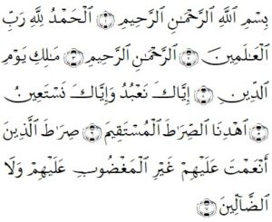 El-Fatiha - Shqiptim dhe përkthim